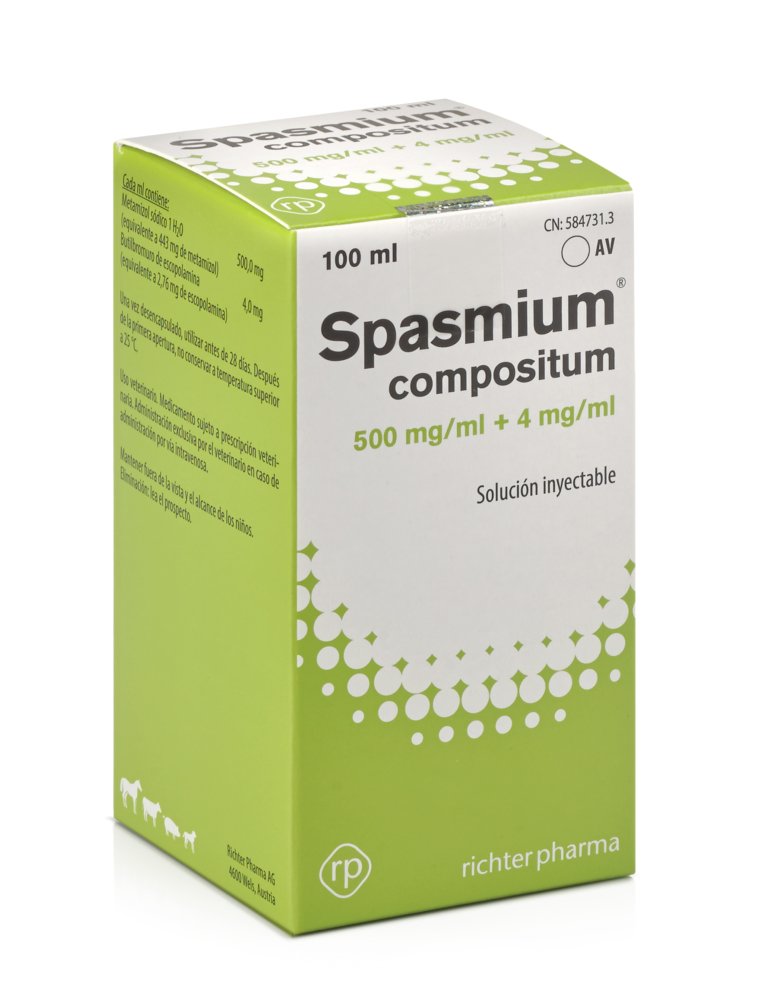 SPASMIUM® COMPOSITUM 500 mg/ml + 4 mg/ml - Laboratorios Karizoo