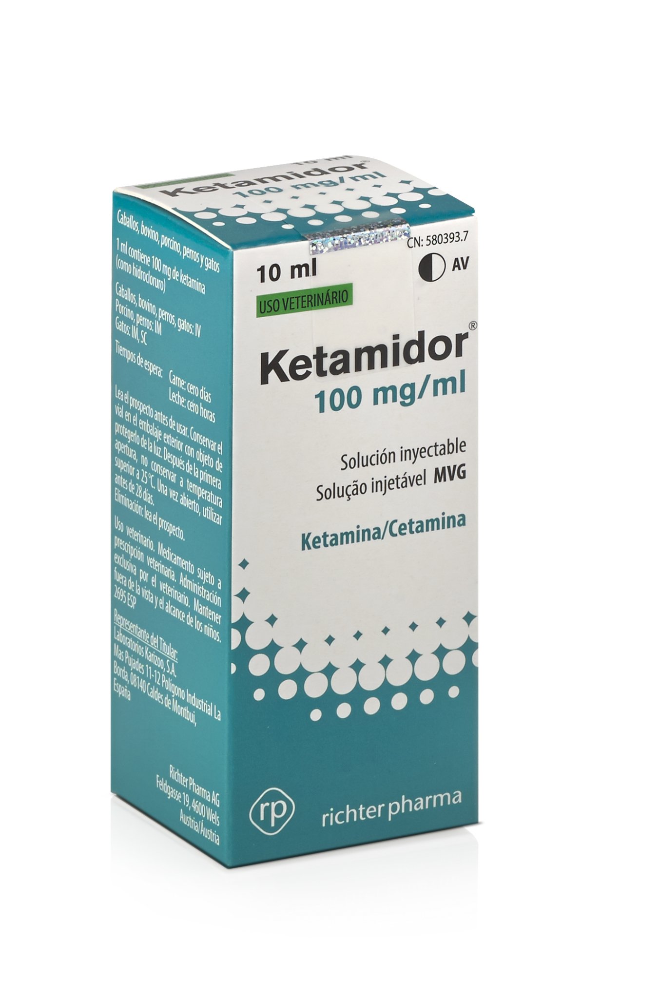 KETAMIDOR® 100 mg/ml - Laboratorios Karizoo